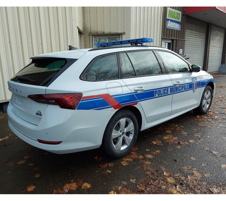 Skoda octavia équipée police municipale